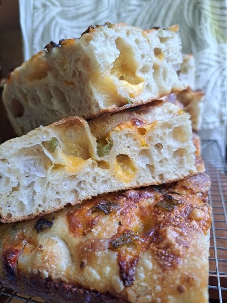 Fire Roasted JalapeÃ±o & Colby Focaccia - House of Rufus